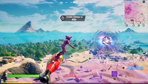 Fortnite's Zero Point Is Now Pulsing & Glowing Purple - Twinfinite