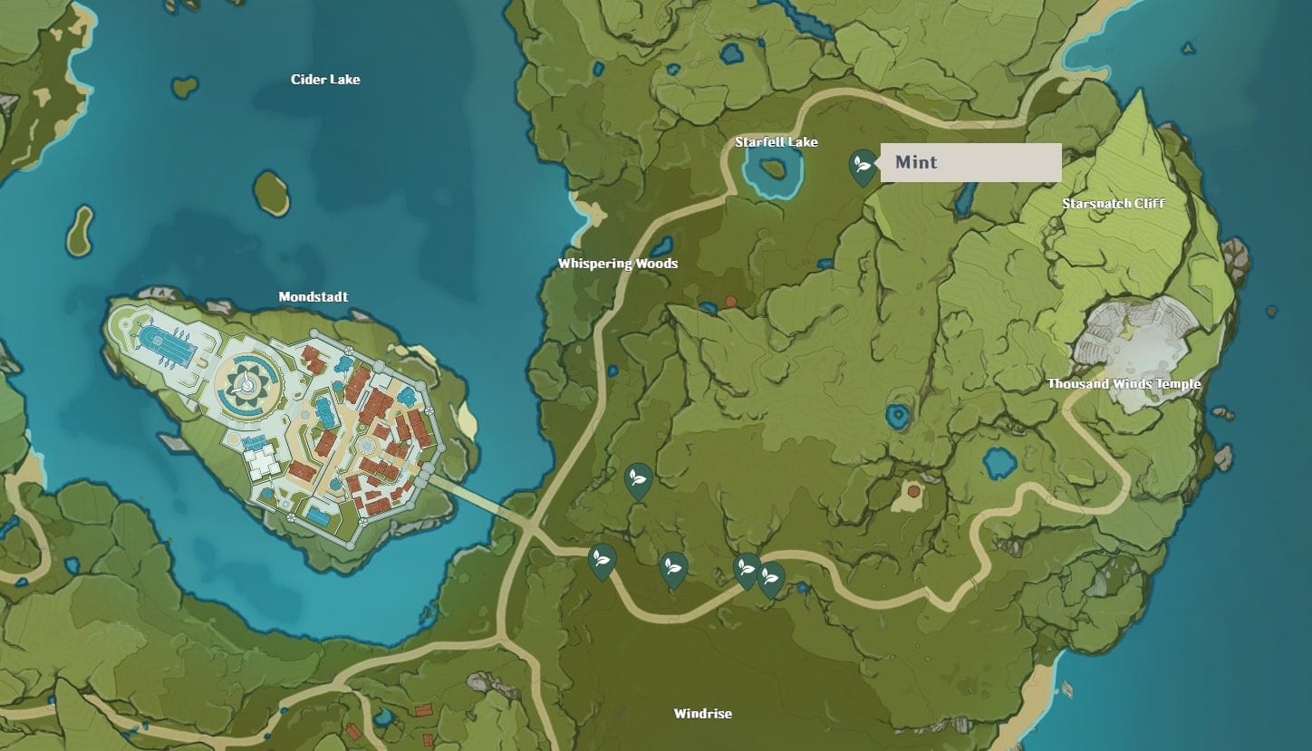 Genshin Impact: Where to Find Mint & What It's For - Twinfinite