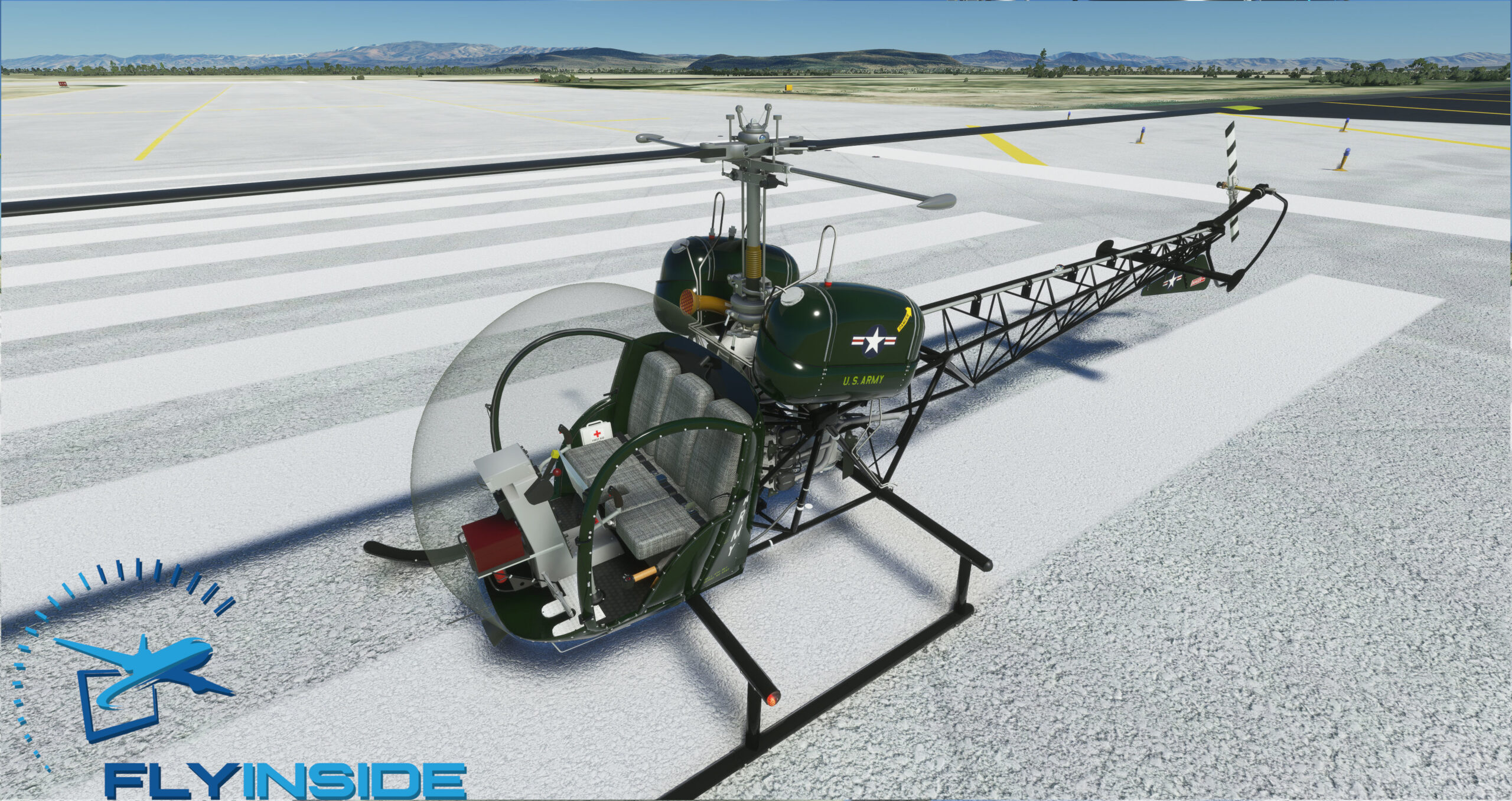 Microsoft Flight Simulator - First Payware Helicopter Bell 47-G2 Released