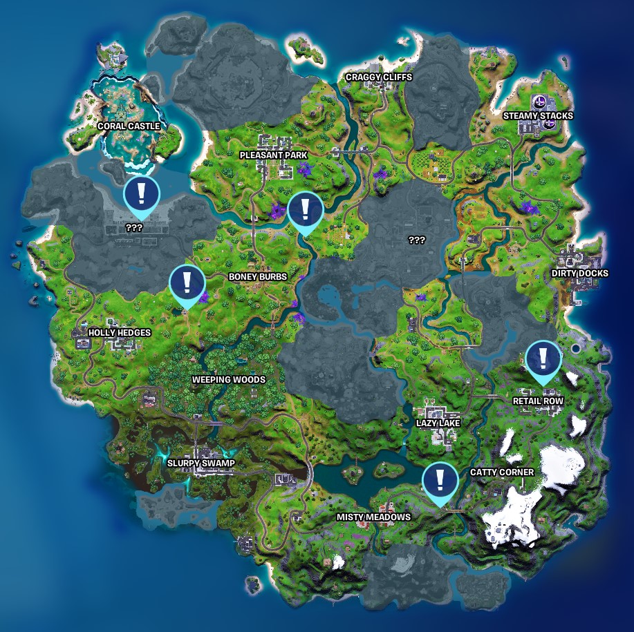 Fortnite: Where to Converse with Sunny, Abstrakt, Dreamflower, Riot ...