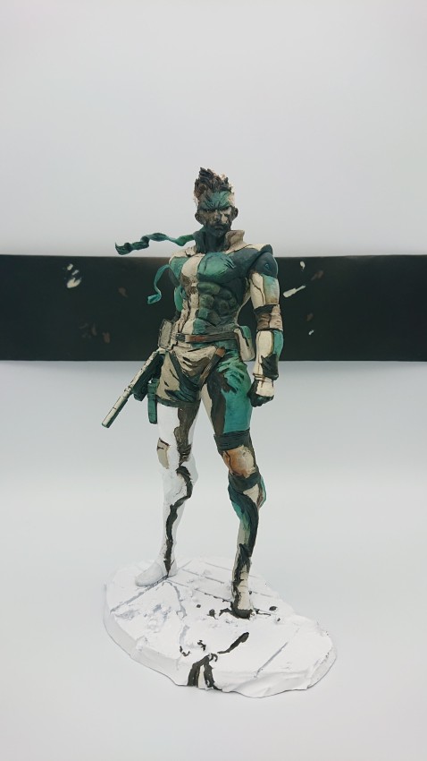 Amazing Metal Gear Solid Snake Figure Created Based on Famous Yoji ...