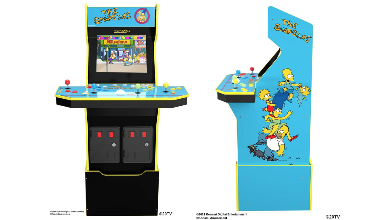 The Simpsons Arcade Game Classic Cabinet Will Be Available for Pre ...