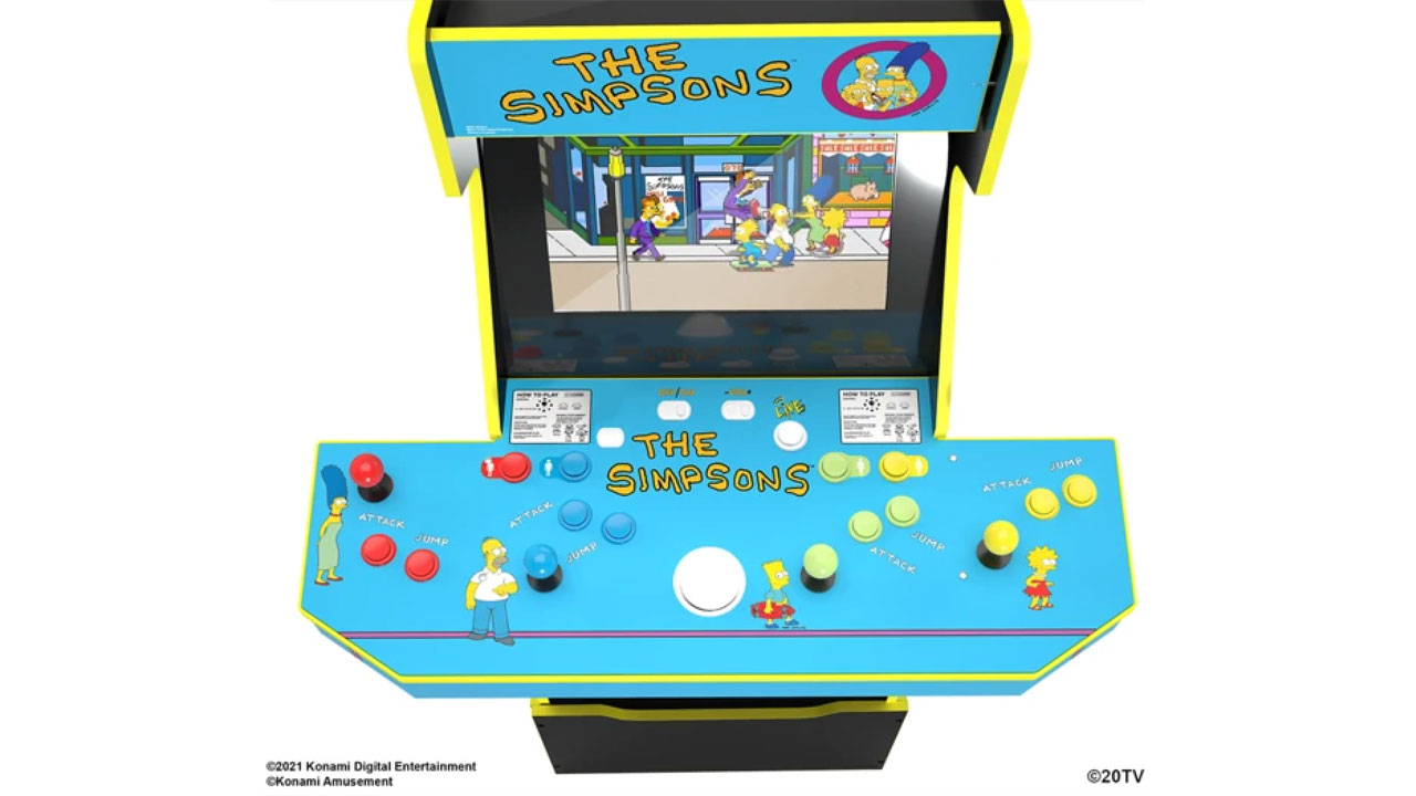 The Simpsons Arcade Game Classic Cabinet Will Be Available for Pre ...