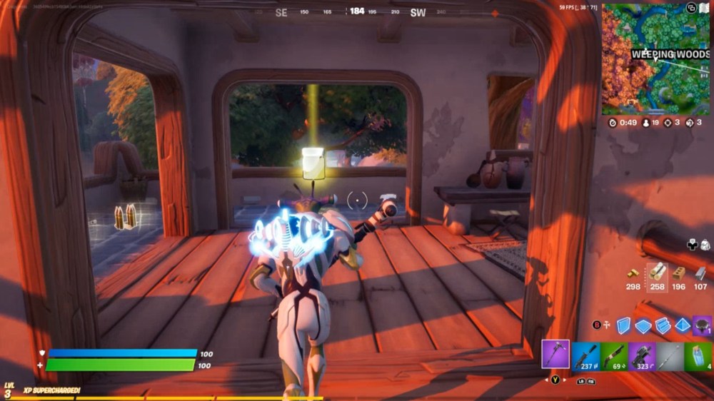Fortnite: Where to Find Bottles of Recruit Green on Weeping Woods Bridge