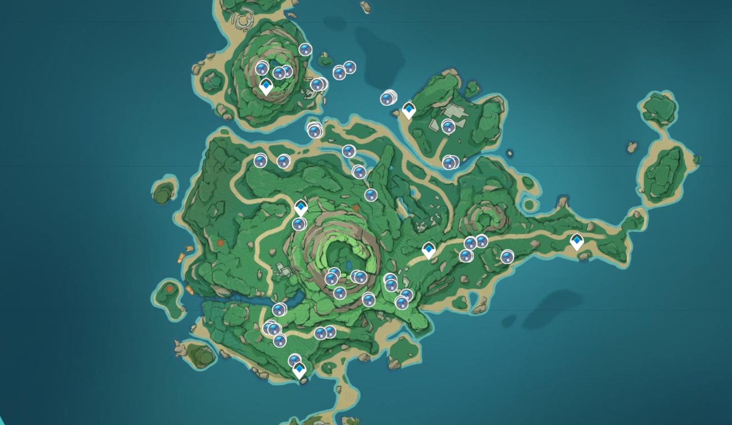 Genshin Impact: Fluorescent Fungus Locations - Twinfinite