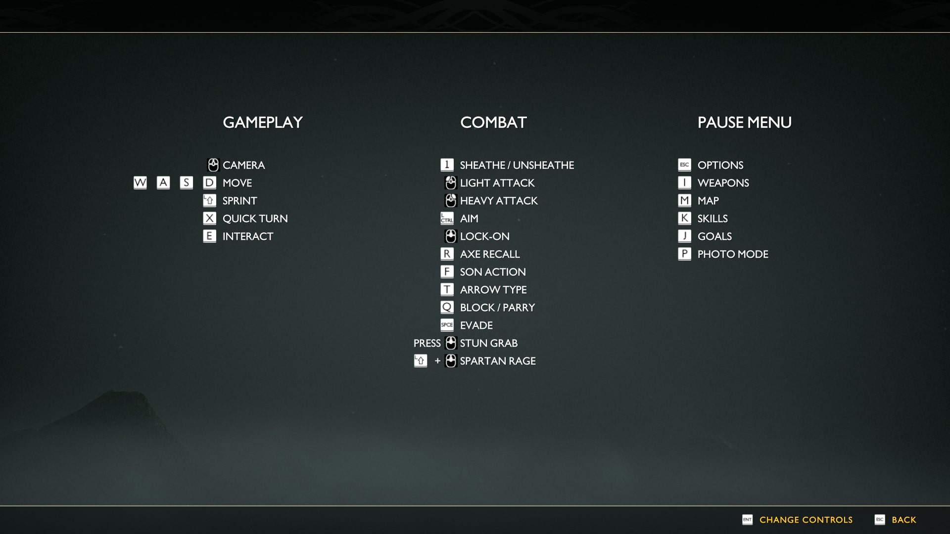 God of War: Controls & Keybinds for PC, PS4, & PS5 - Twinfinite