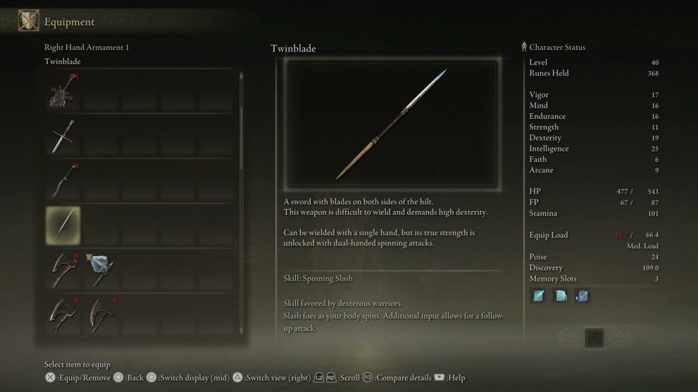 Elden Ring: Twinblade Weapon Location - Twinfinite