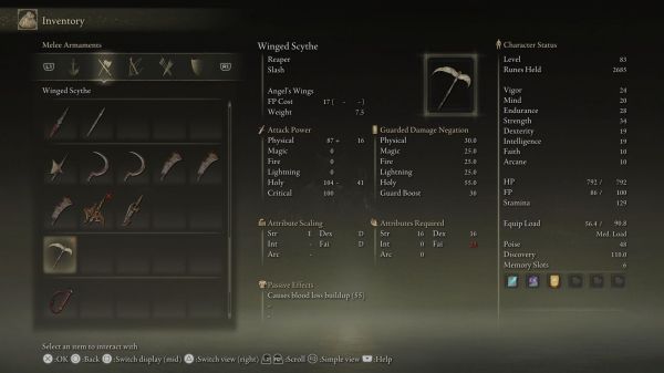 Elden Ring: How to Get the Winged Scythe - Twinfinite