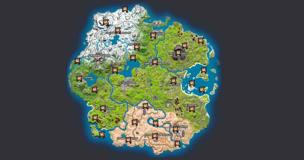 All Bounty Board Locations in Fortnite Chapter 3 Season 2