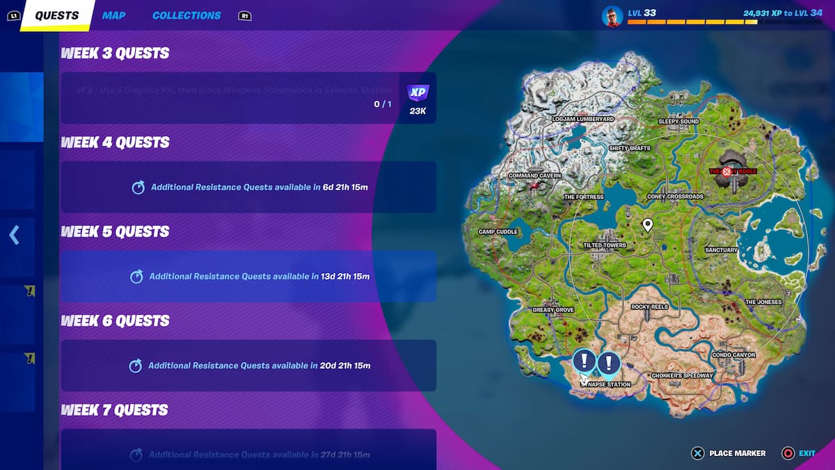 Fortnite: How To Use a Disguise Kit & Place Weapon Schematics in ...