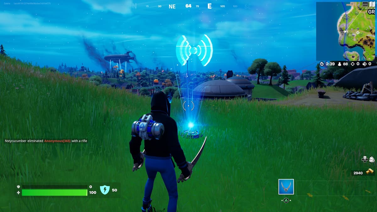 How to Equip Sensor Backpack & Scan Energy Fluctuation in Fortnite ...