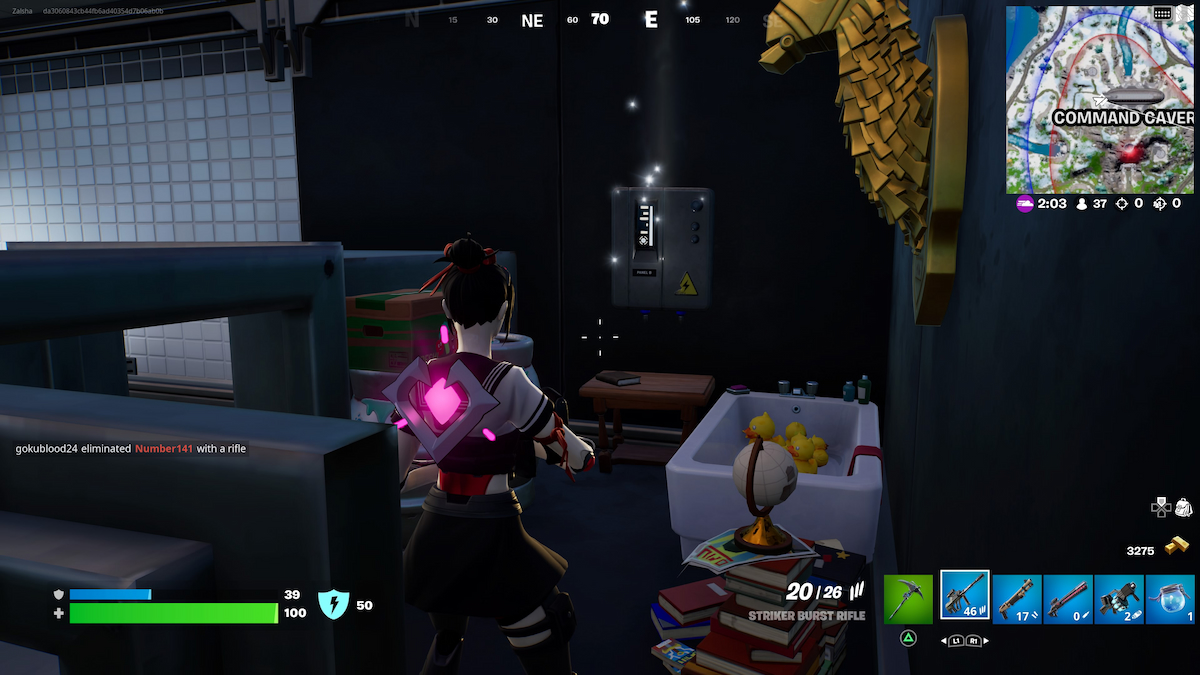 Where To Cut Power to Command Cavern Control Panels in Fortnite ...