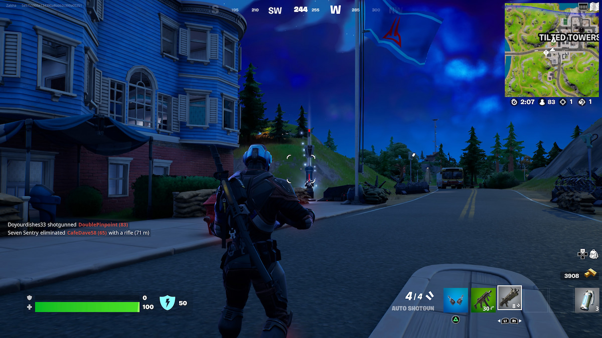 Where to Activate Emergency Beacon at Tilted Towers or Coney Crossroads ...