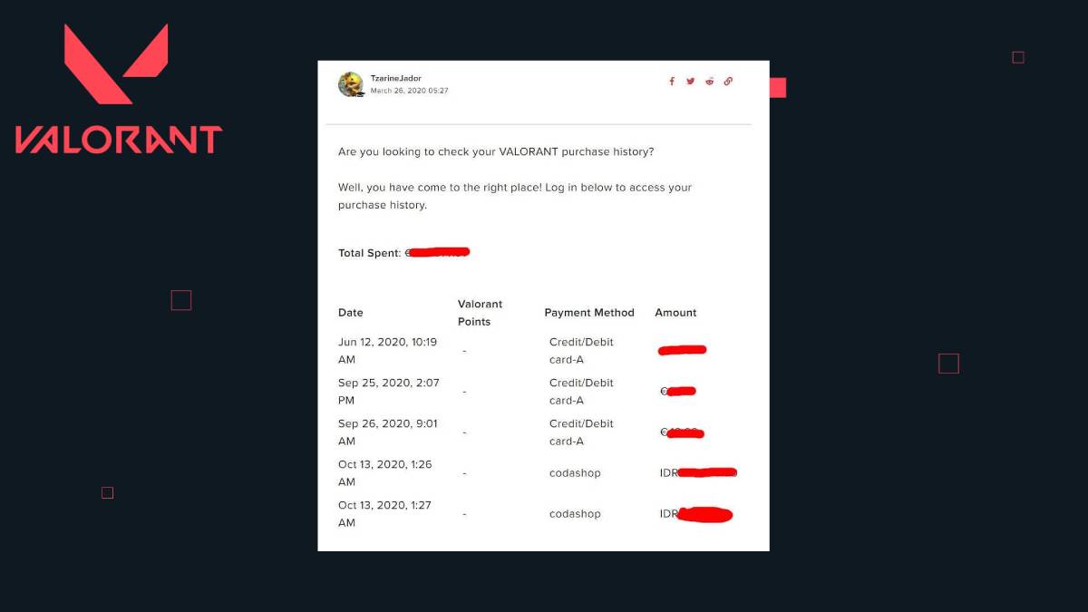 How To Check Your Valorant Purchase History - Twinfinite