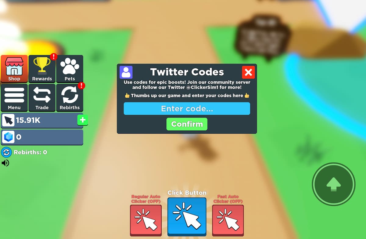 All Working Codes in Roblox Clicker Simulator - Twinfinite