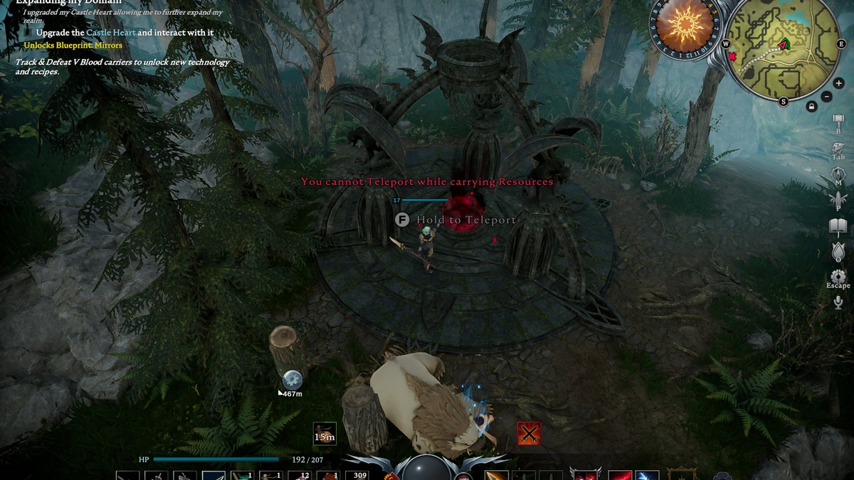 V Rising Fast Travel Guide: You Cannot Teleport While Carrying ...