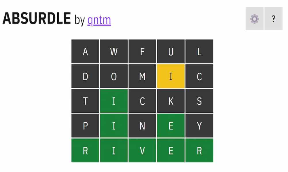 Absurdle: How & Where To Play