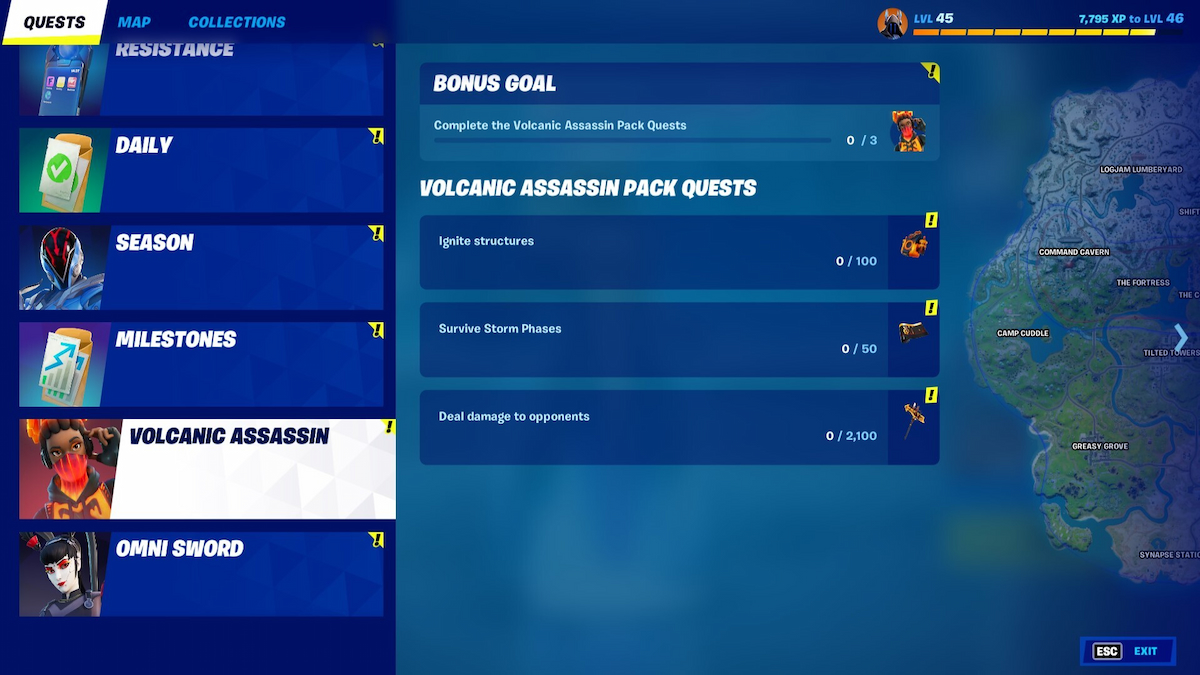 How To Get Volcanic Assassin Pack In Fortnite, Complete All Challenges ...