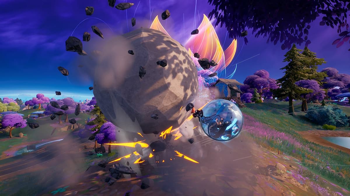 How to Boost Into a Runaway Boulder in Fortnite Chapter 3 Season 3 ...