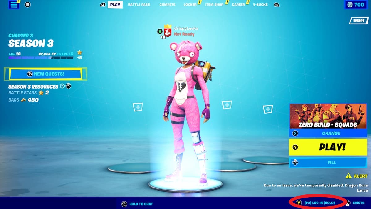 Fortnite: How to Play Splitscreen Multiplayer - Twinfinite