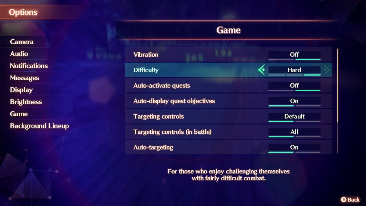 How to Change Difficulty in Xenoblade Chronicles 3 - Twinfinite