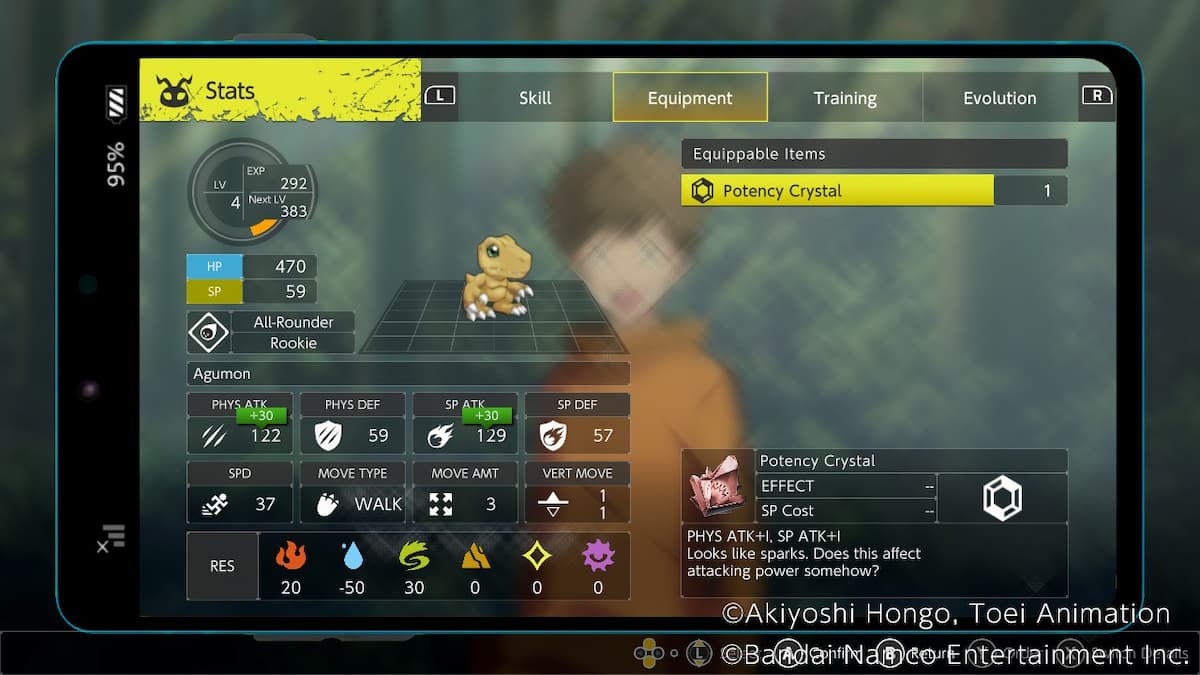 How to Equip Items in Digimon Survive - Twinfinite