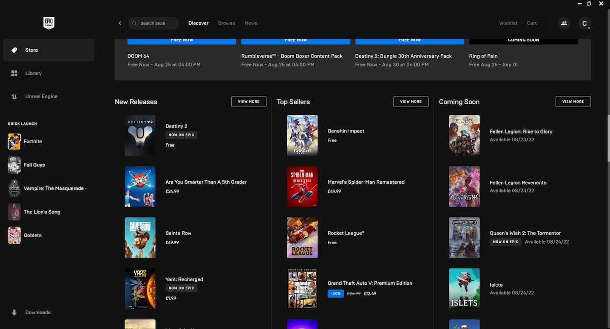 How to Get Destiny 2 Anniversary for Free on the Epic Games Store ...