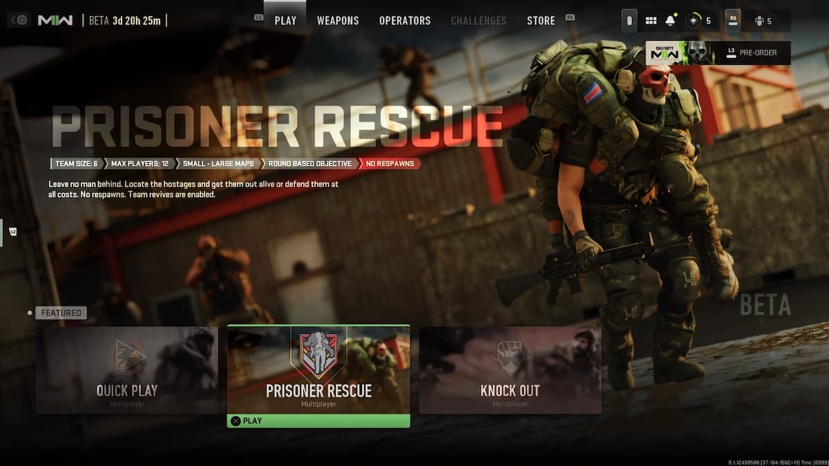 How To Play Prisoner Rescue in Modern Warfare 2 - Twinfinite