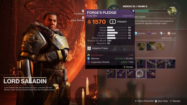 How to Get the Forge's Pledge Iron Banner Pulse Rifle in Destiny 2 ...
