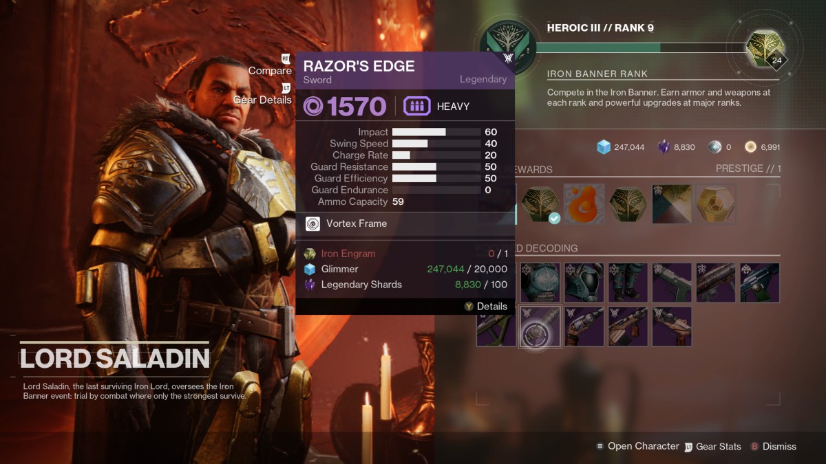 How To Get the Razor's Edge Iron Banner Sword in Destiny 2 & What Is ...