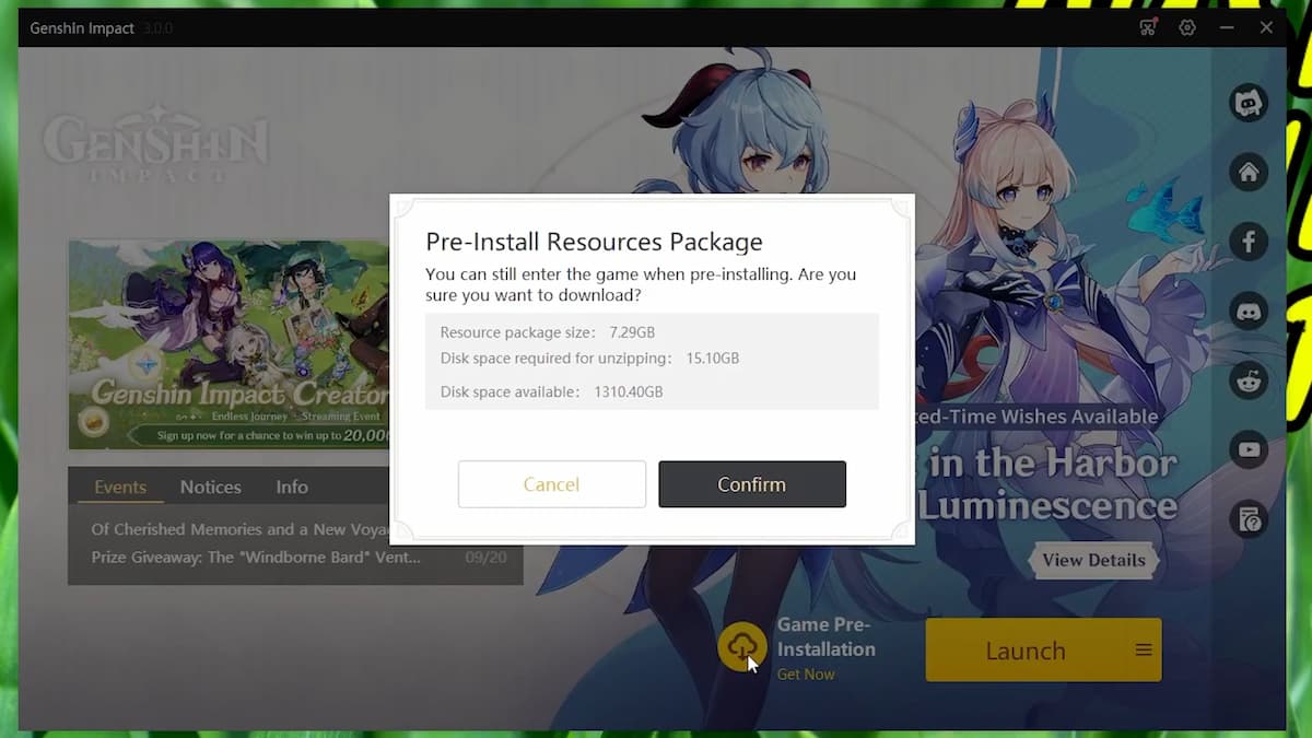 How To Pre-Install Genshin Impact 3.1 Update & Download Size - Twinfinite