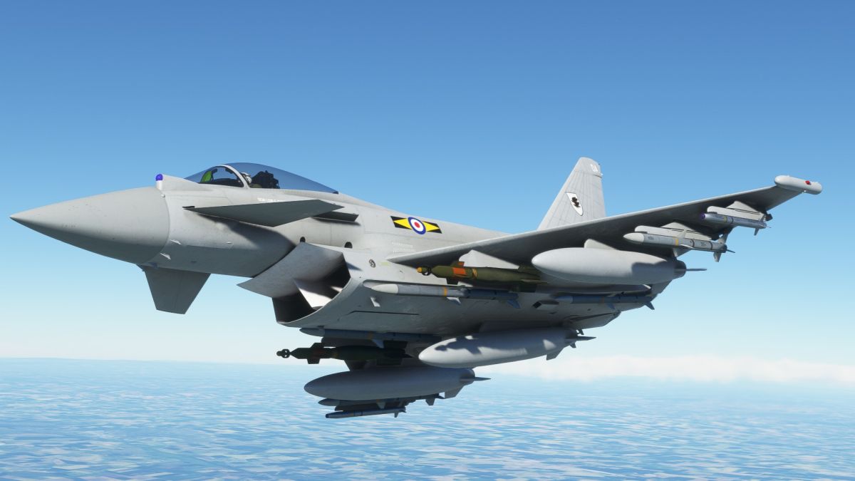 Microsoft Flight Simulator Eurofighter Typhoon, Harrier, SeaRey Elite ...