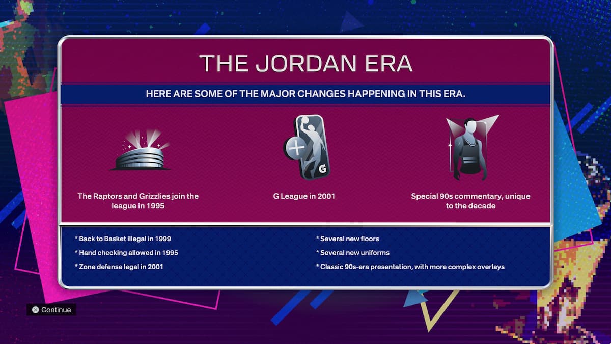 NBA 2K23 MyNBA Eras Explained - Twinfinite