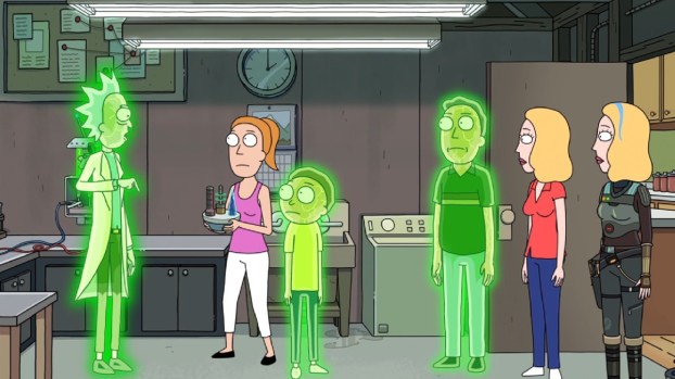 Why Are Rick, Morty, & Jerry Glowing Green in Season 6? - Twinfinite