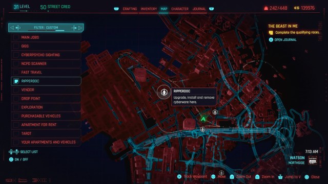 All Cyberpunk 2077 Legendary Cyberware Locations