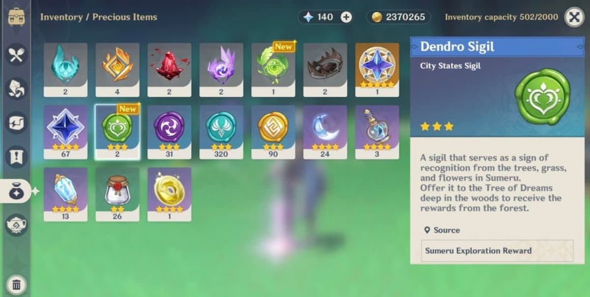 What to Do with Dendro Sigils in Genshin Impact - Twinfinite