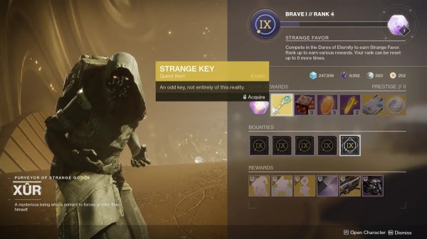 How To Get The Strange Key In Destiny 2 And What It's Used For - Twinfinite