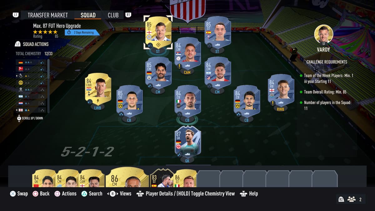 How to Complete Max. 87 FUT Hero Upgrade SBC in FIFA 23 - Twinfinite