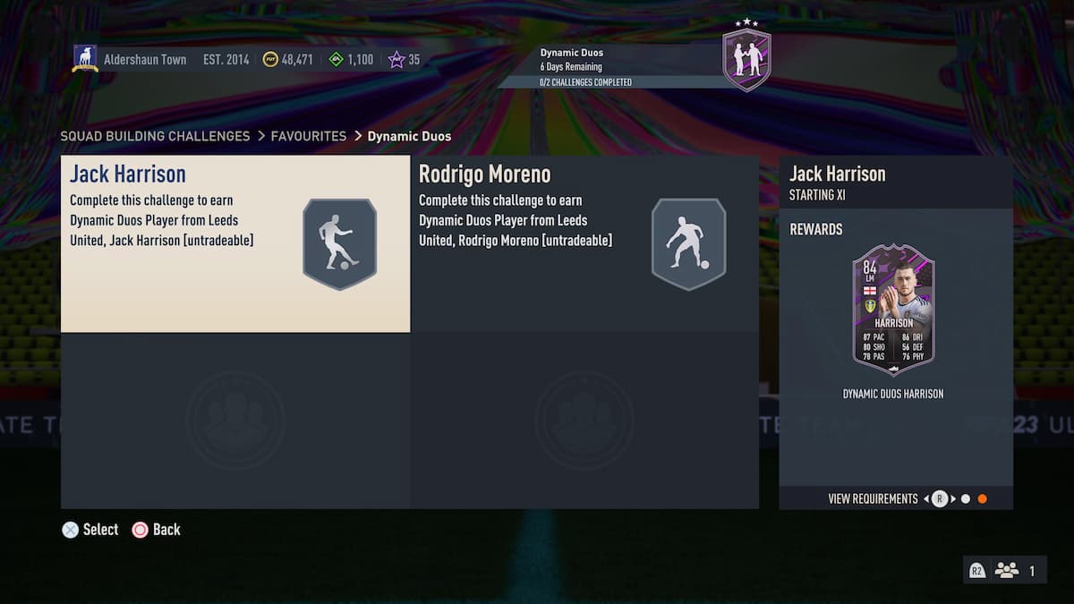 How to Complete Dynamic Duos Jack Harrison & Rodrigo SBC in FIFA 23 ...