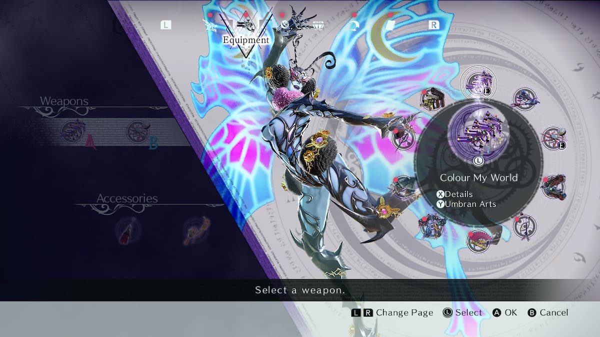 How to Change & Equip Weapons in Bayonetta 3 - Twinfinite