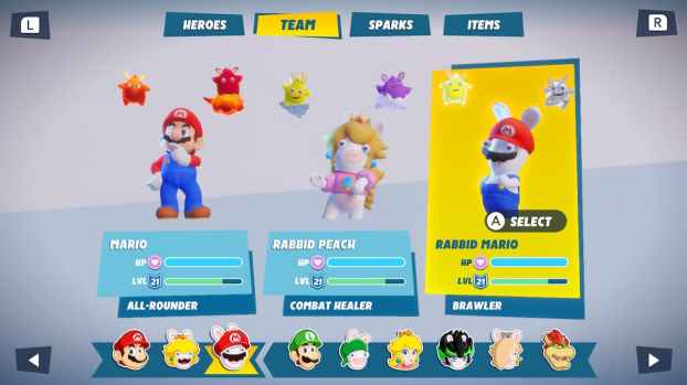 How to Swap Sparks in Mario + Rabbids: Sparks of Hope - Twinfinite