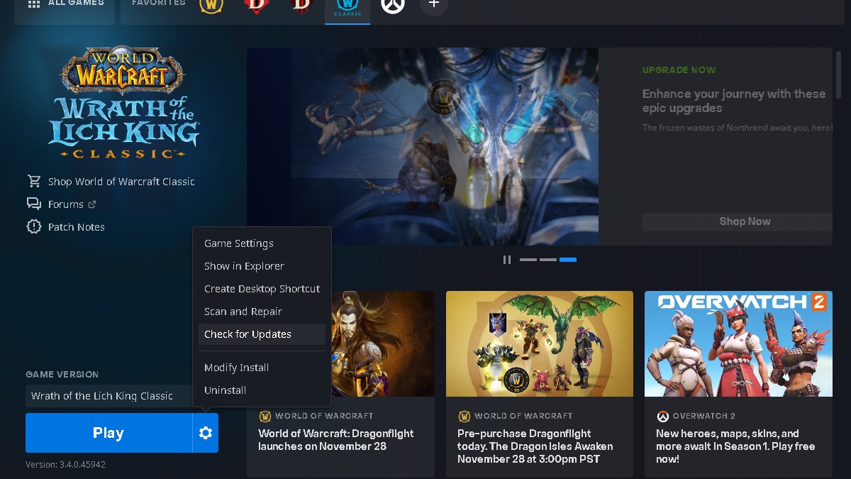 How To Fix ‘Could Not Log In to World of Warcraft at This Time’ Error ...