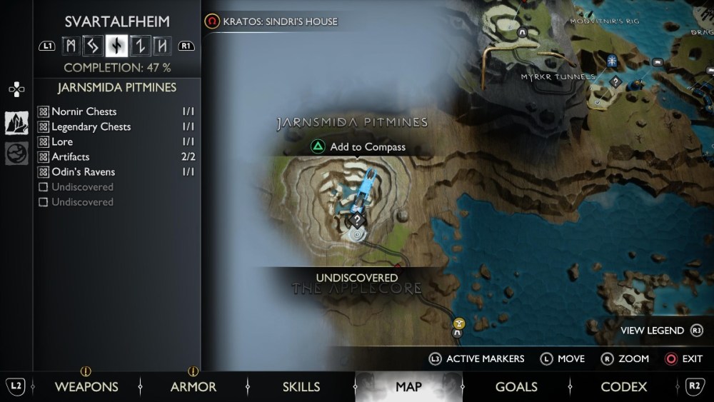 God of War Ragnarok: All Horn of Mead Locations in Svartalfheim