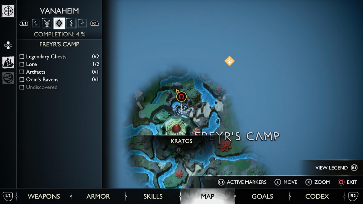 All Vanaheim Odin's Ravens Locations in God of War Ragnarok: The Eyes ...