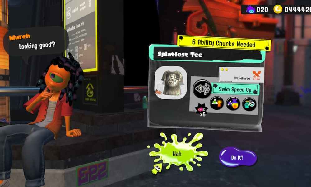 How to Power Up the Splatfest Tee in Splatoon 3