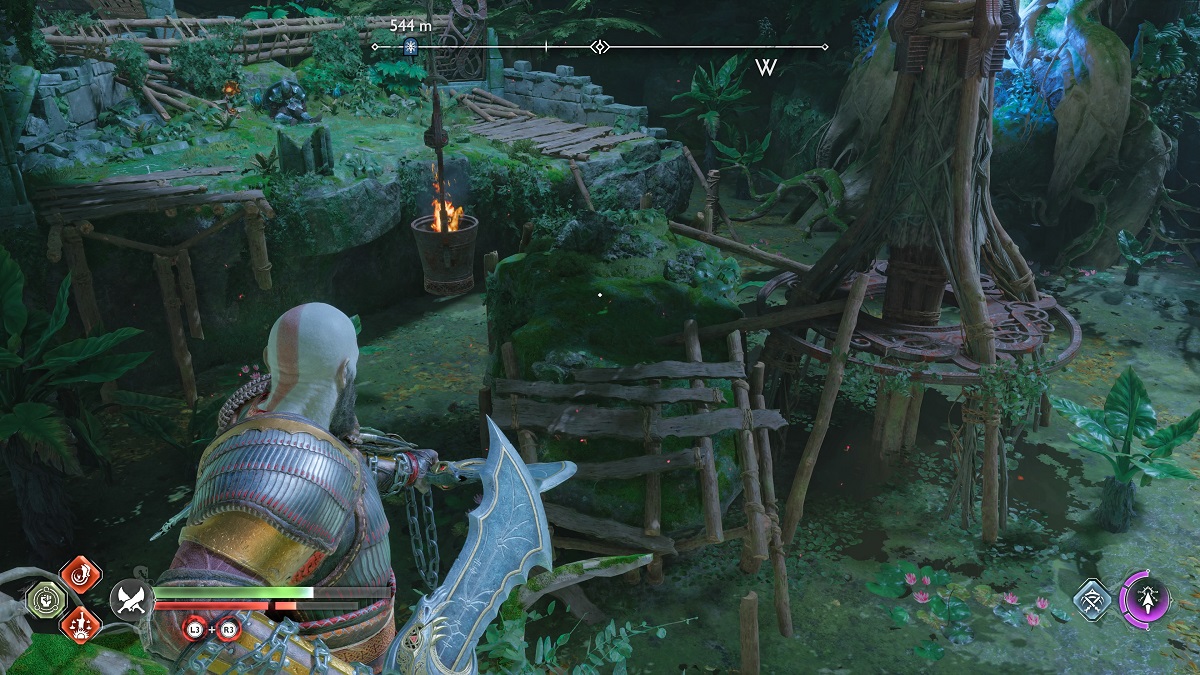How to Cross the Abandoned Village Bridge in God of War Ragnarok ...