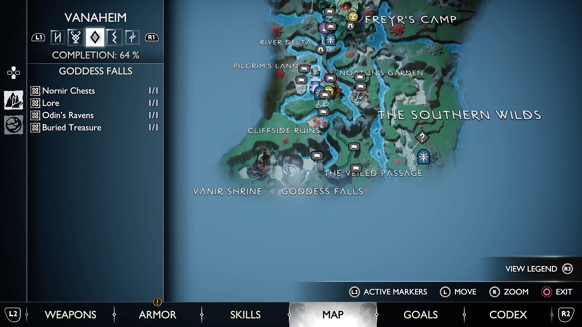 God of War Ragnarok: All Horns of Blood Mead Locations in Vanaheim ...
