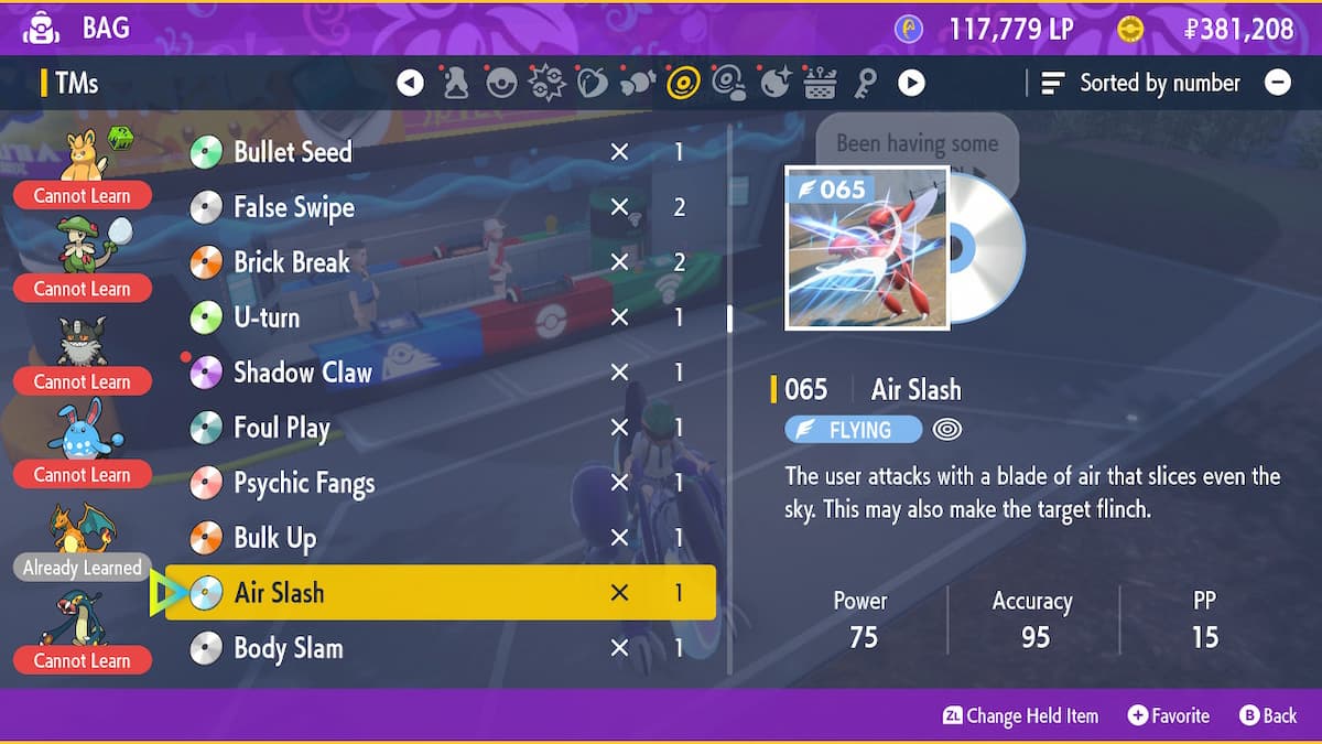 Where to Get Air Slash TM 65 in Pokemon Scarlet & Violet - Twinfinite