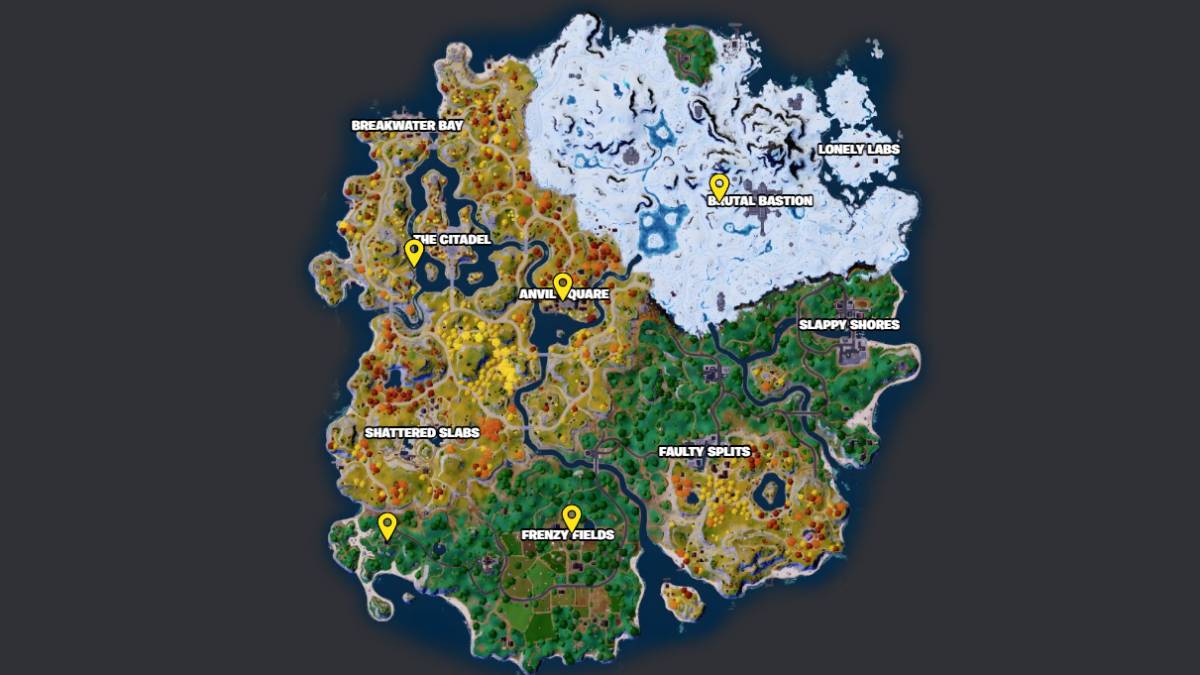 All Exotic Weapon Locations in Fortnite Chapter 4 Season 1 - Twinfinite