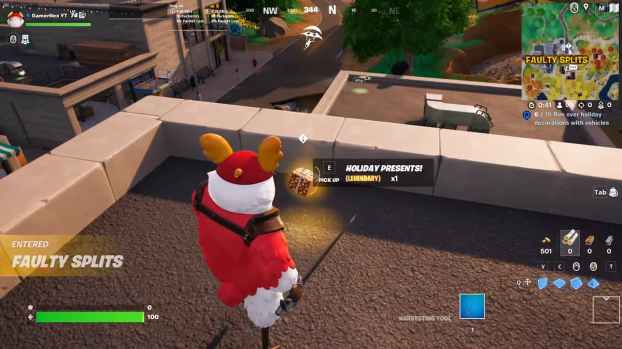 How To Throw Holiday Presents at Different Named Locations in Fortnite ...